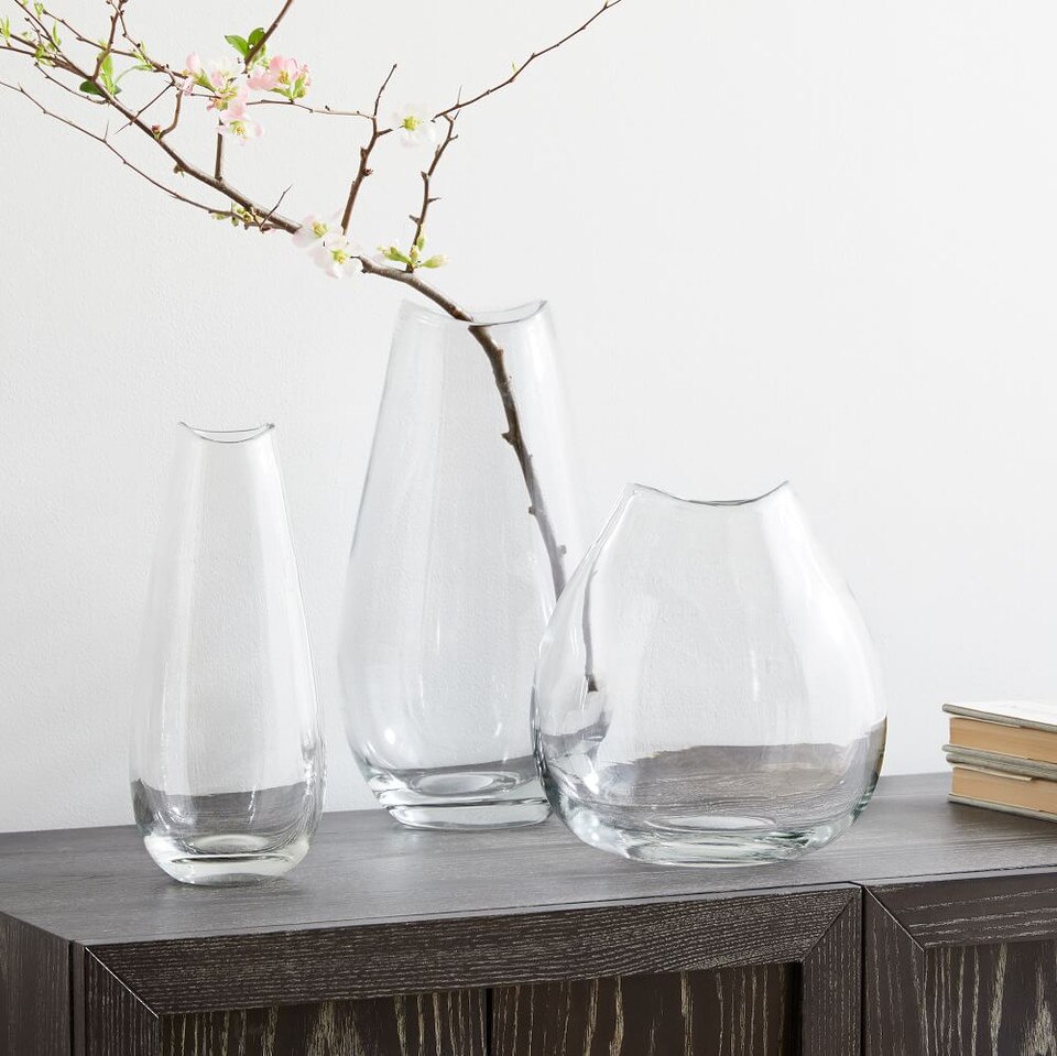 Organic Glass Vases West Elm Australia